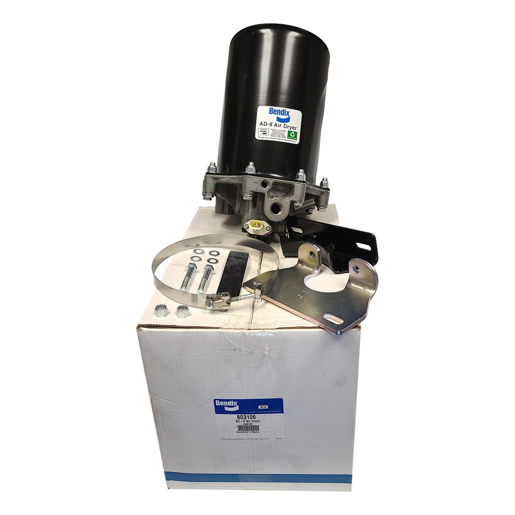 BENDIX NEW AD9 AIR DRYER SINGLE ASSEMBLY - 803106 | KAHGO Truck Parts